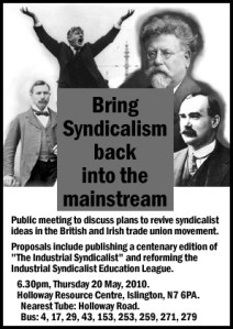 Meeting: Bringing syndicalism back into the mainstream – The revolution ...